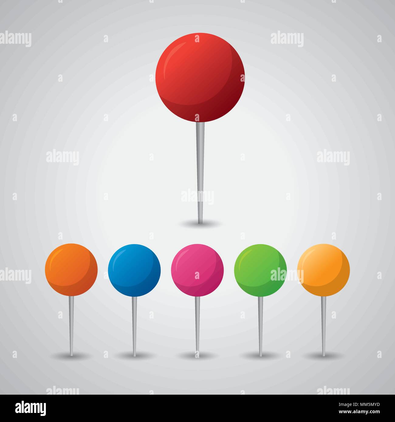 gps navigation pin map colored location direction vector illustration ...