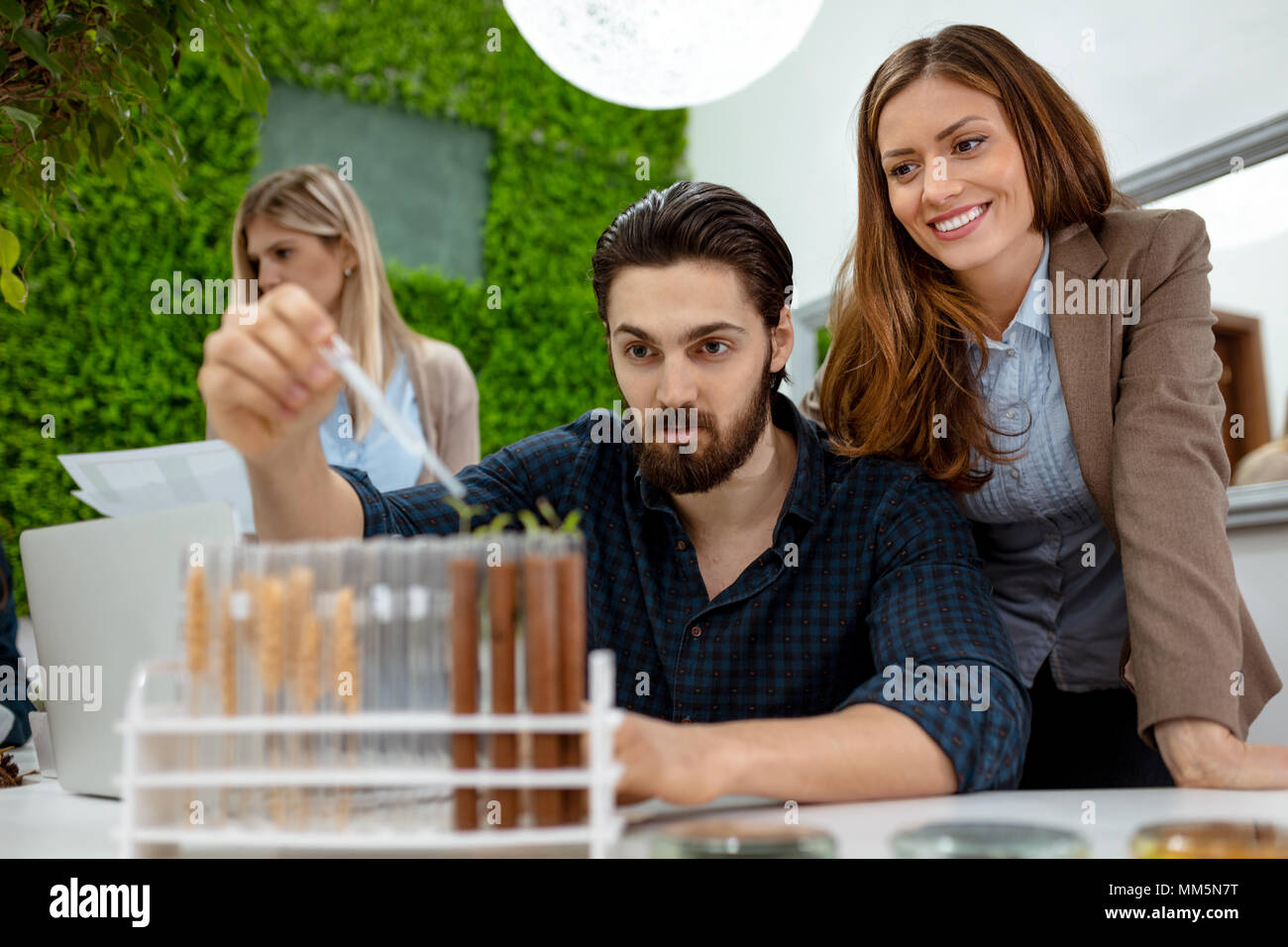 Employee office science hi-res stock photography and images - Alamy
