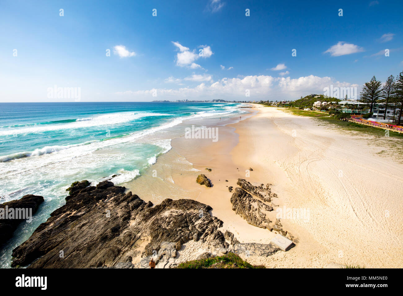The view from Elephant Rock in Currumbin on a sunny day in the Gold ...