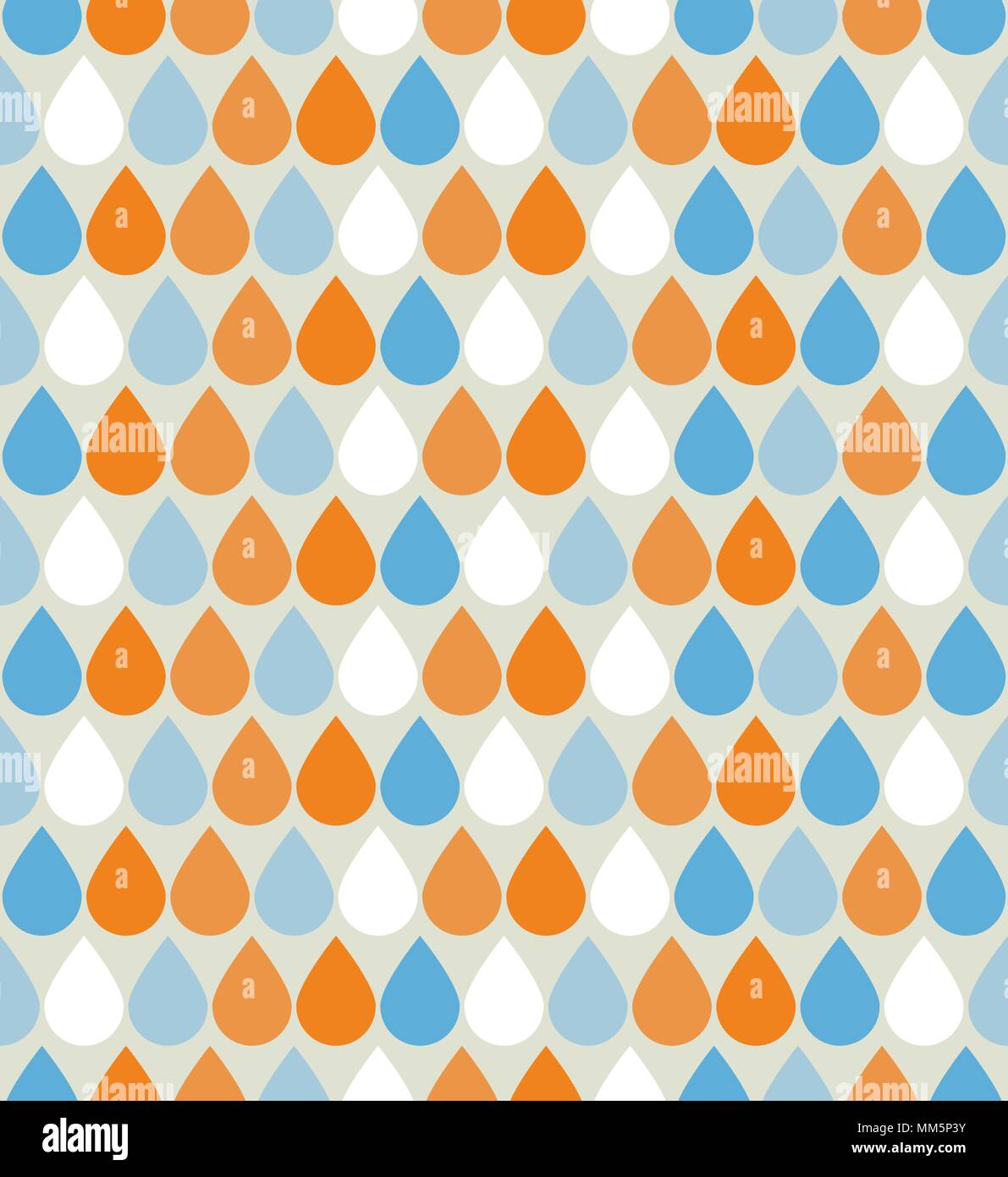 seamless water drops background. Raindrop wet weather vector illustration Stock Vector Image ...