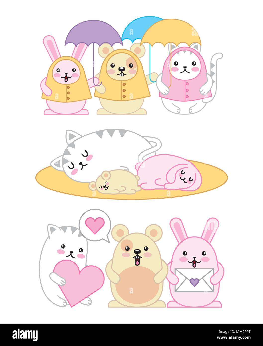 Cute Japanese Cartoon Animals