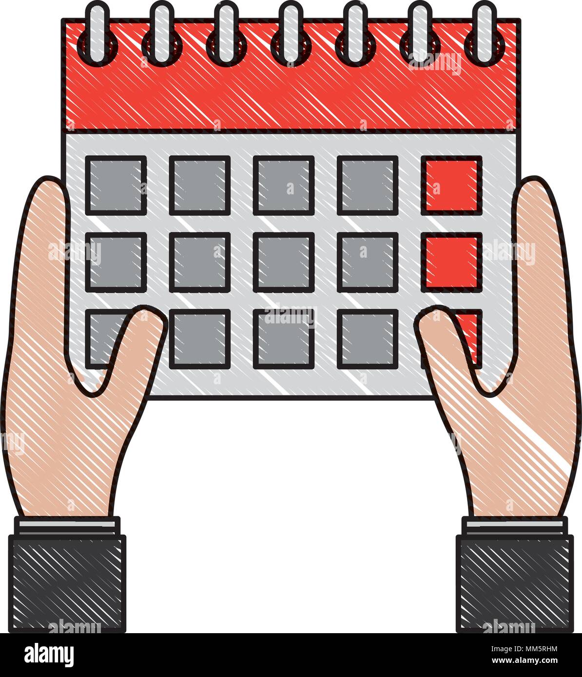 Organizer holds sign Stock Vector Images - Alamy