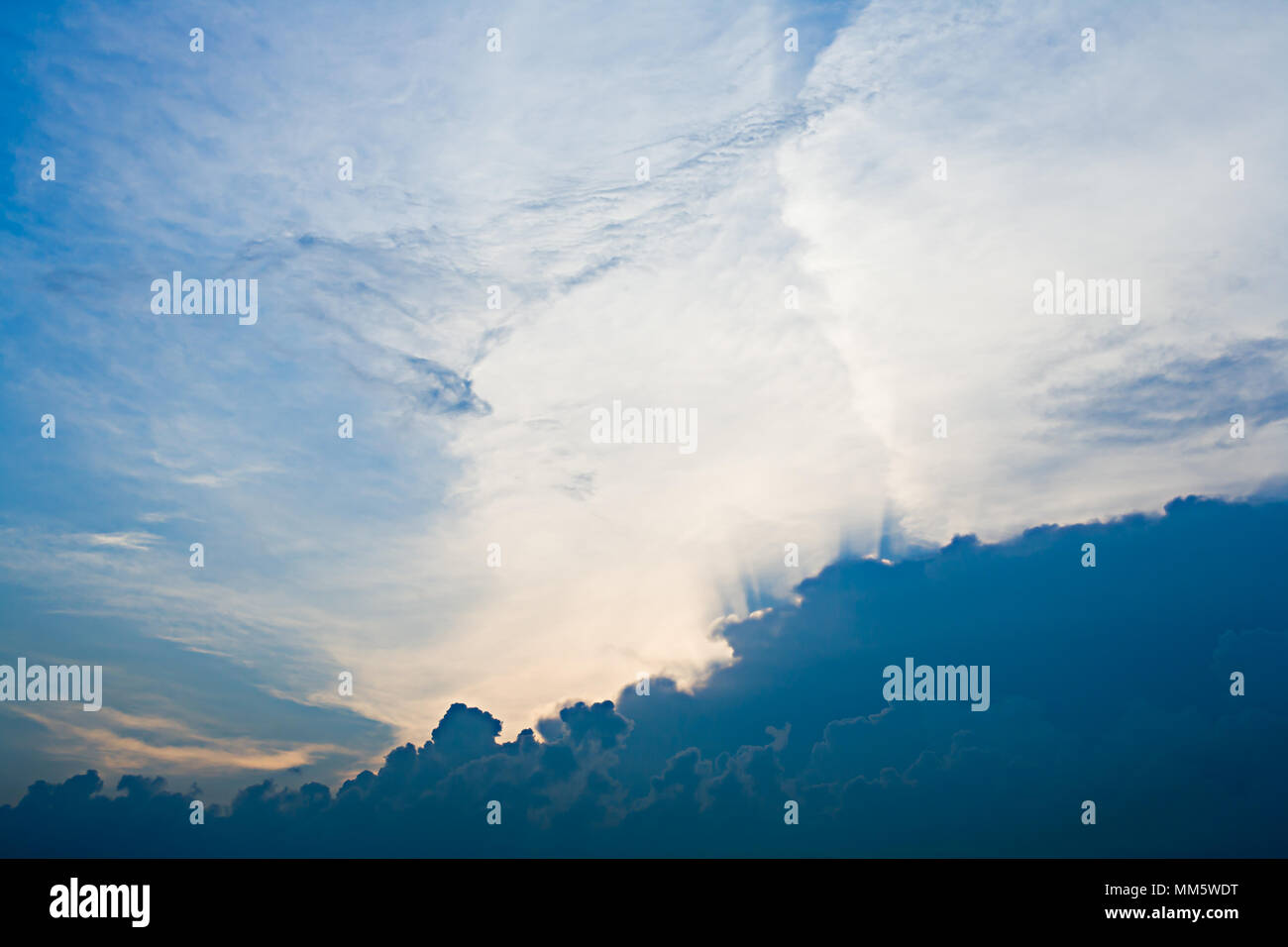 Dramatic summer sky before rain Stock Photo - Alamy