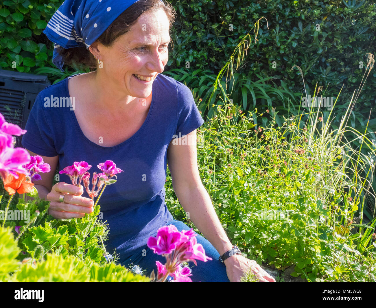 Basque spain woman smiling hi-res stock photography and images - Alamy