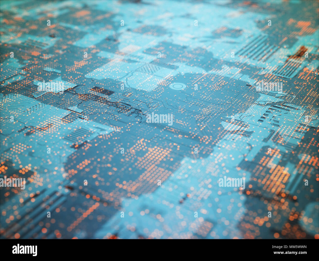 3D illustration. Abstract 3D structure for use as background in ...
