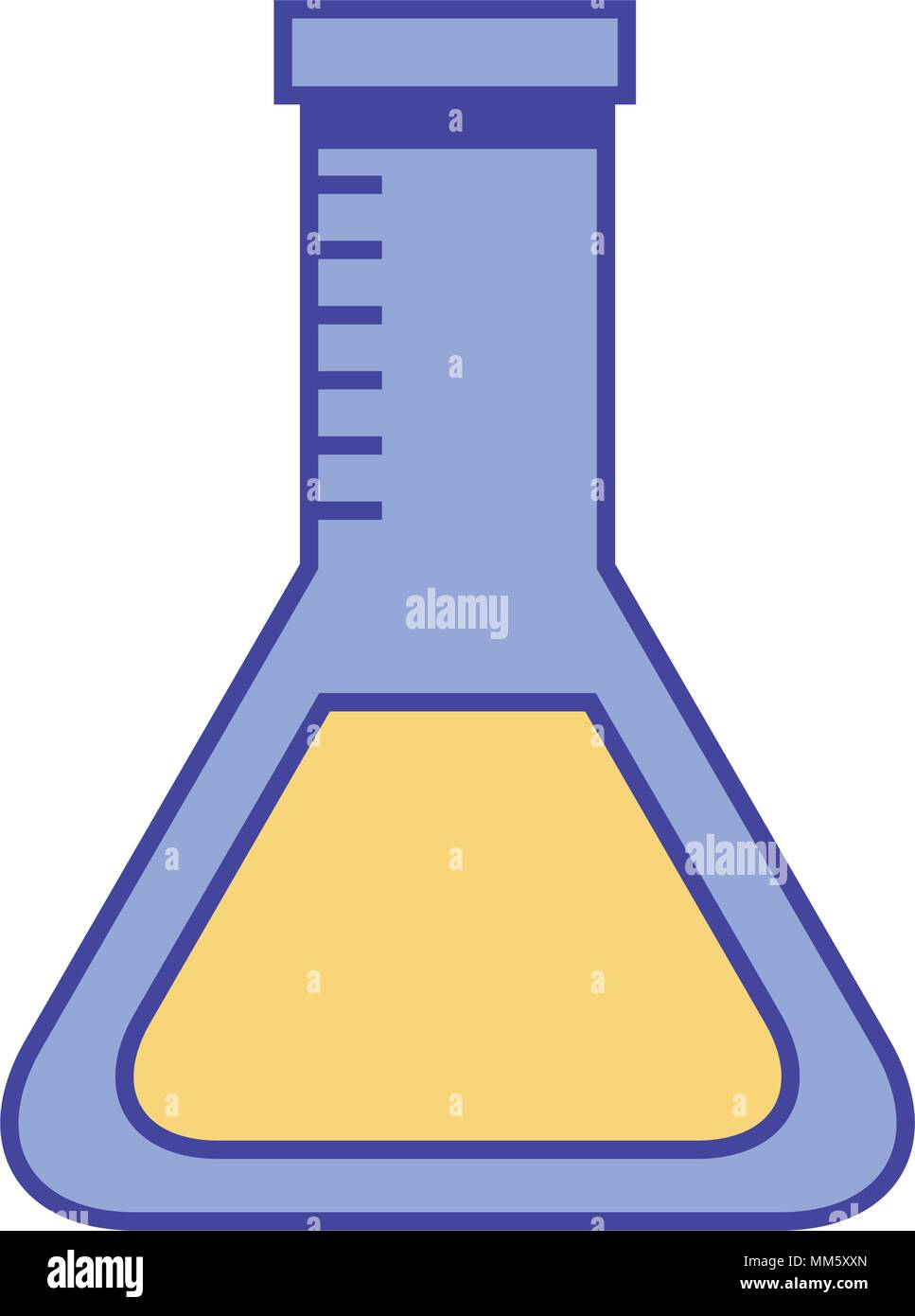 chemistry laboratory test tube glass image vector illustration Stock ...