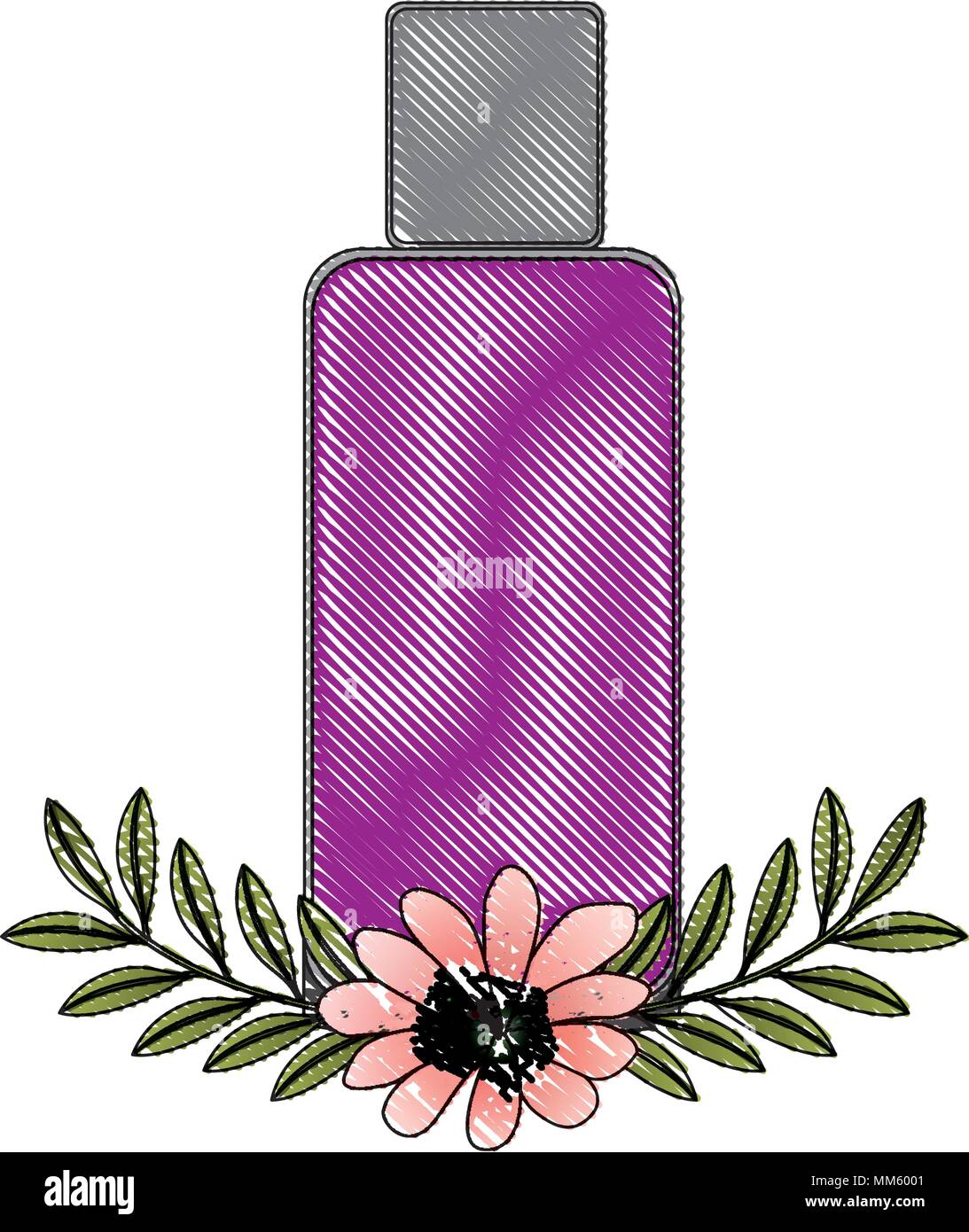 packaging cream container product cosmetic flowers essence vector ...