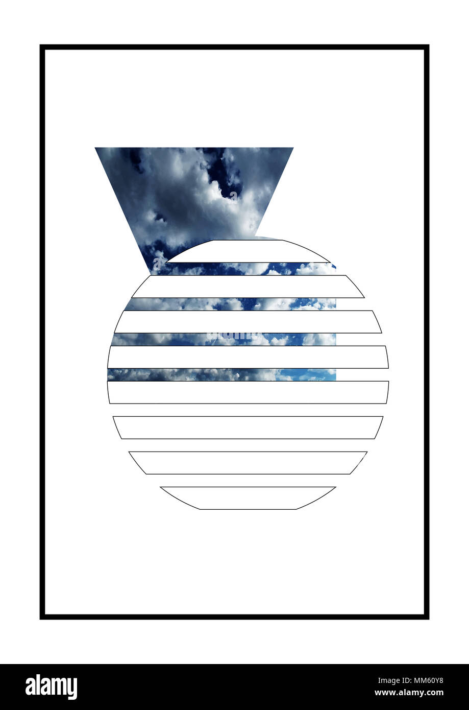 Abstract clouds geometry Stock Photo - Alamy