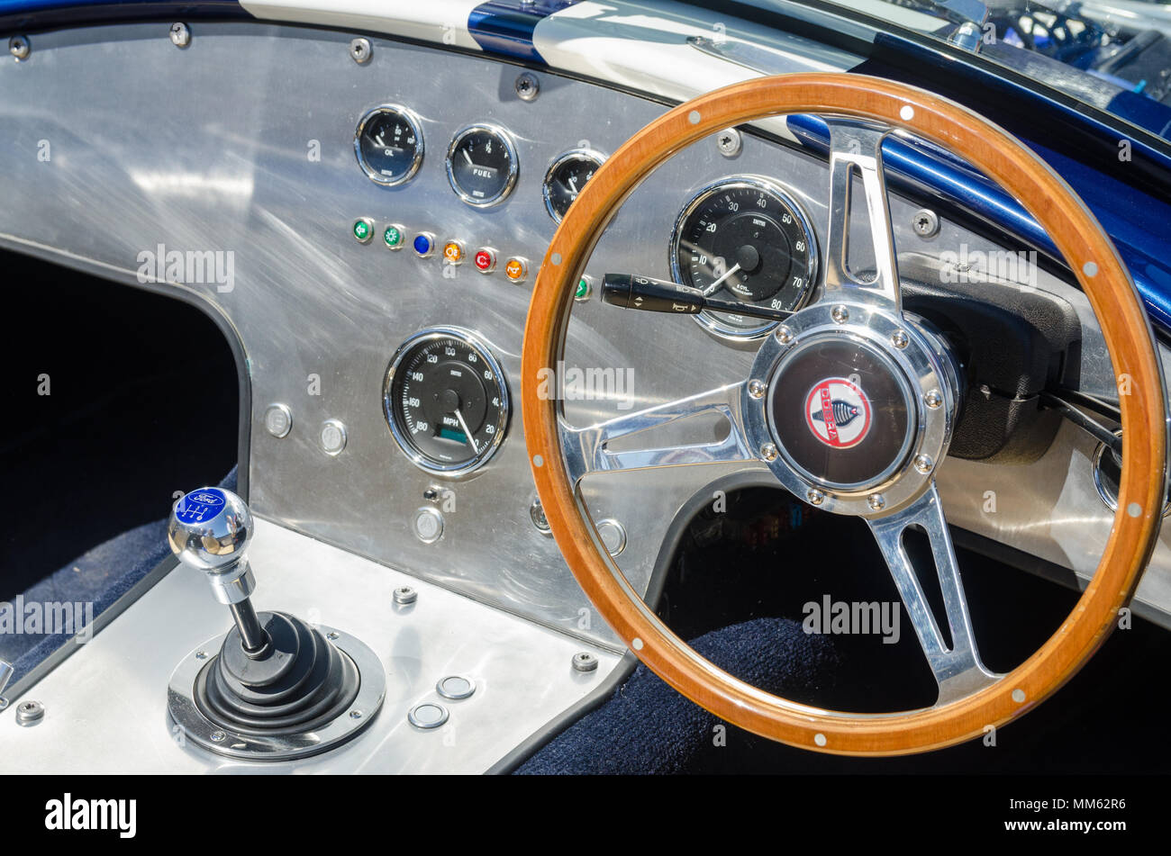 Detail of interior of a Ram Type R Shelby American 427 Cobra Stock ...