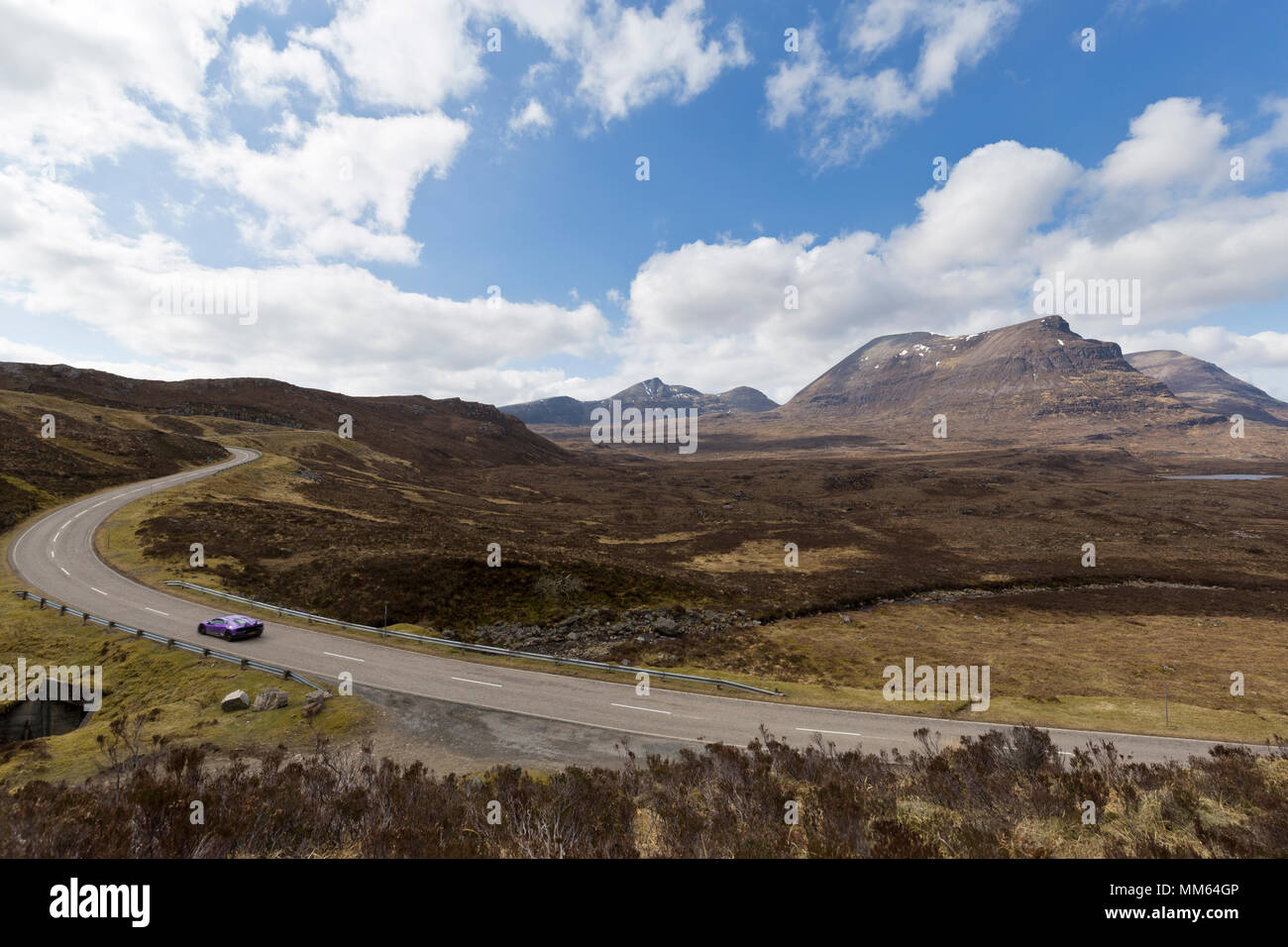 Sports Car Scotland Highlands High Resolution Stock Photography and ...