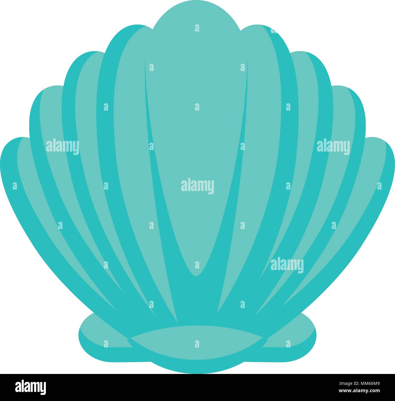 seashell icon over white background, vector illustration Stock Vector ...