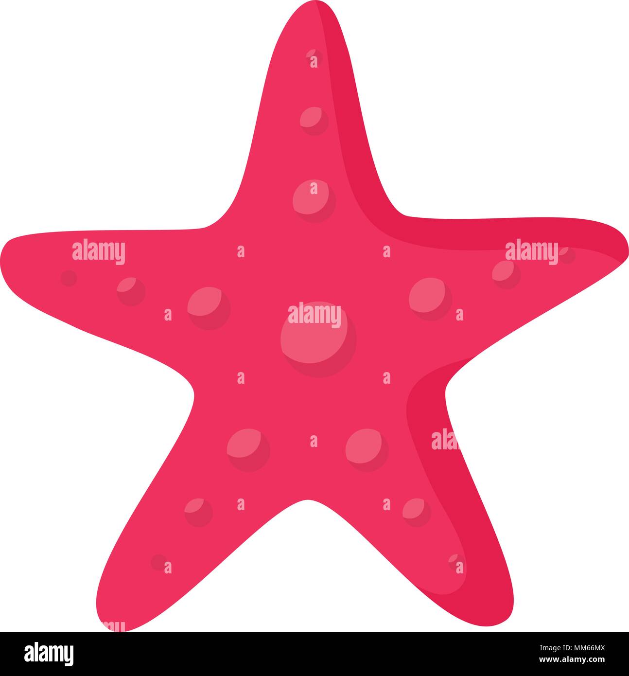 sea star icon over white background, vector illustration Stock Vector ...