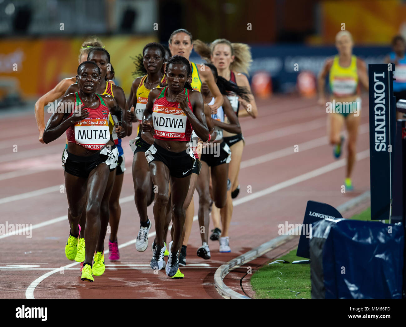 GOLD COAST, AUSTRALIA - APRIL 9: Beatrice Mutai of Kenya competing in ...