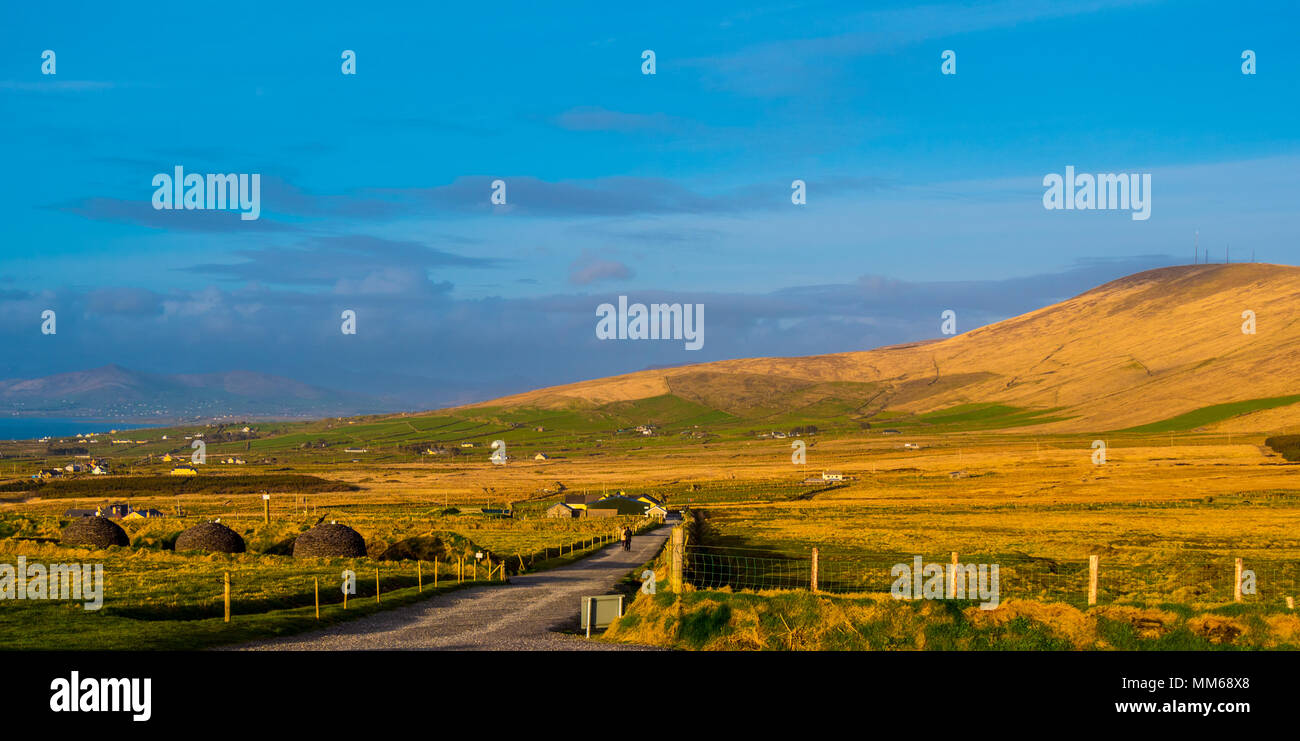 Wide open nature in Kerry Island Stock Photo - Alamy