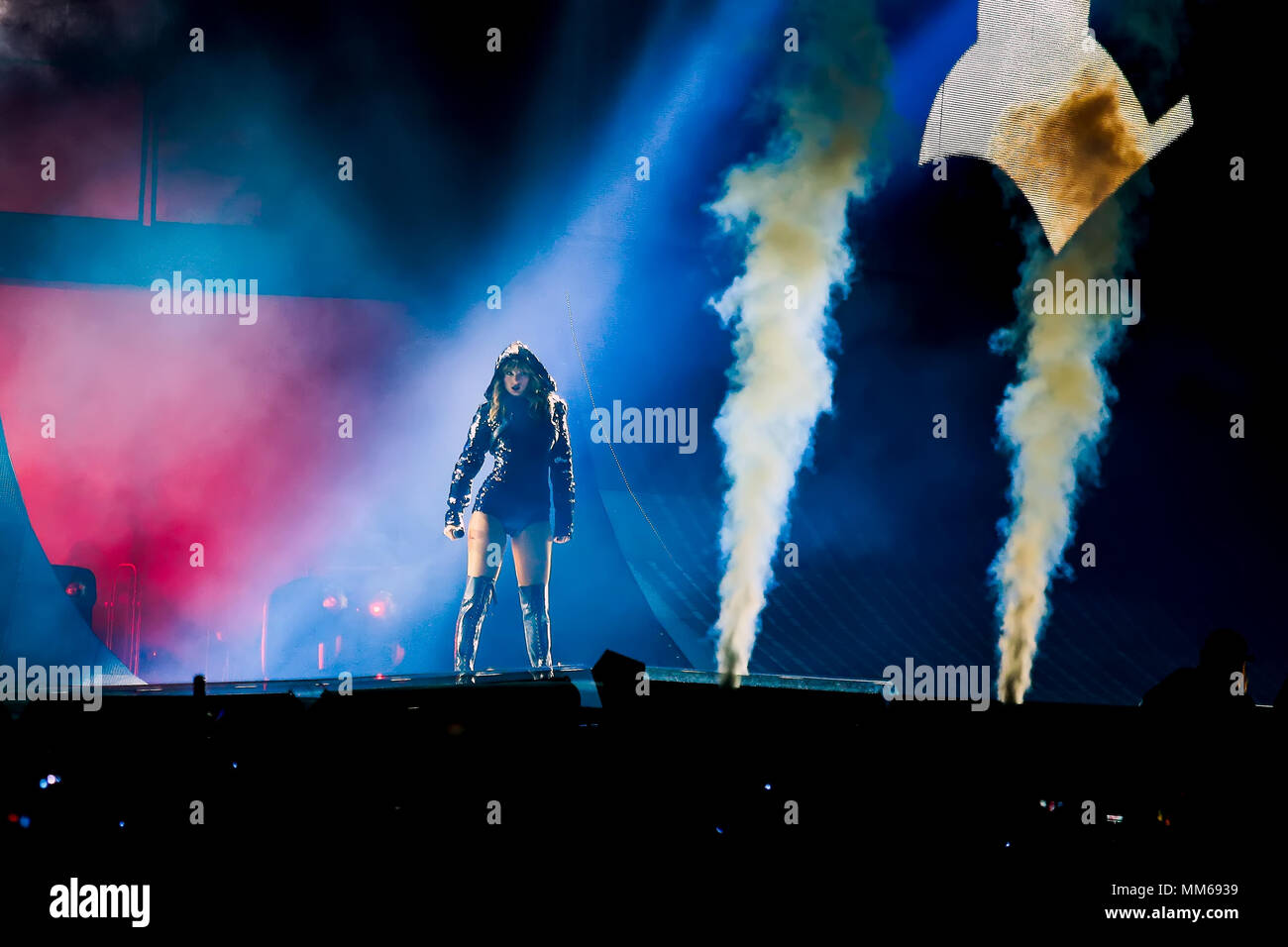 Taylor Swift during the opening show for her Reputation Tour at the ...