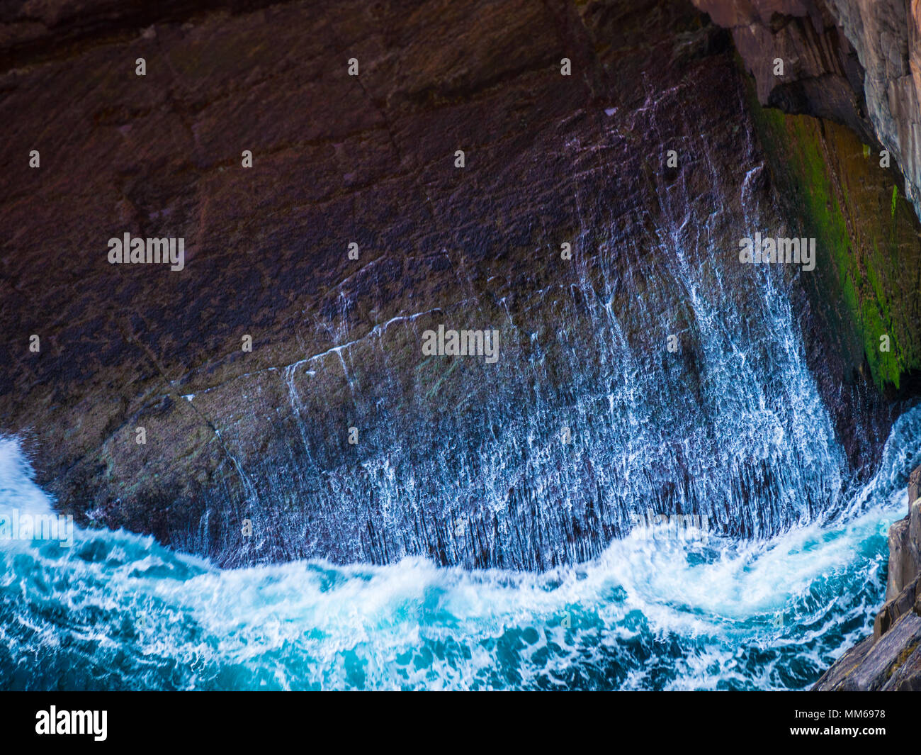 Wild Ocean water from above Stock Photo - Alamy