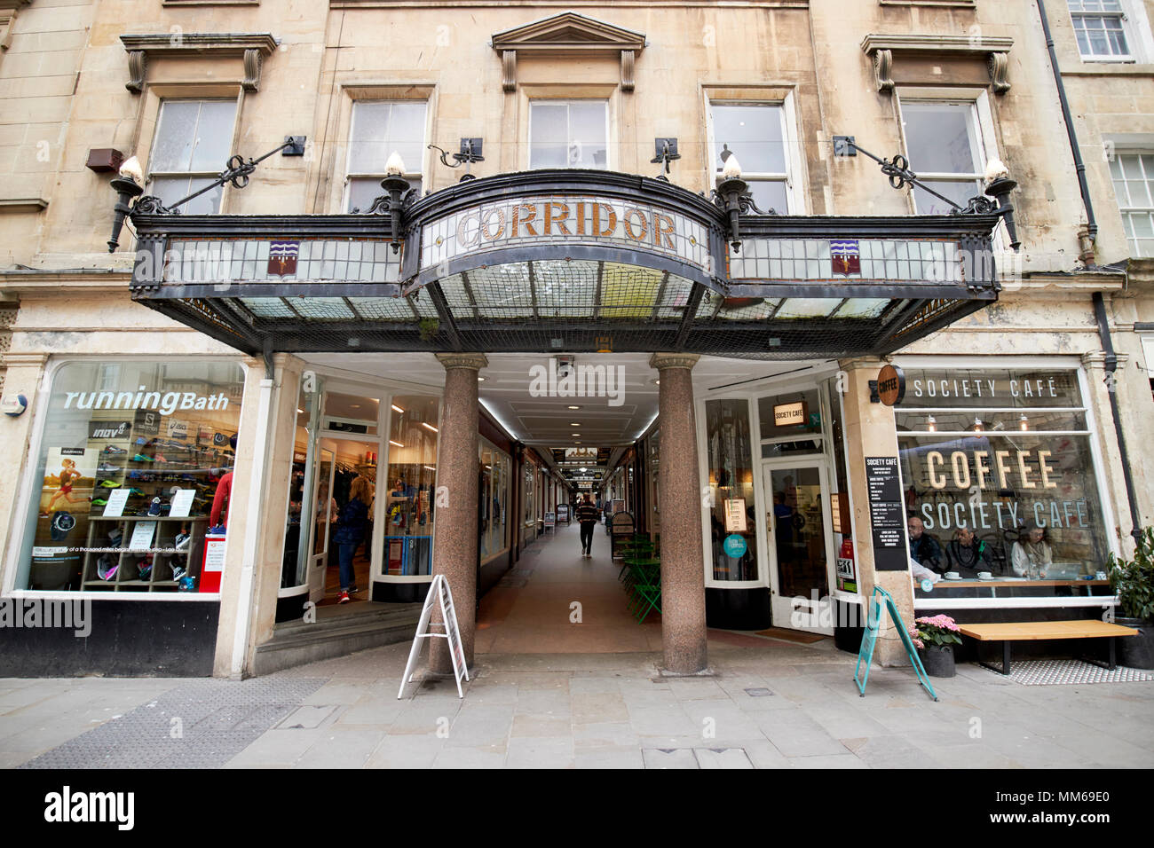 Corridor shopping arcade bath england hi-res stock photography and ...