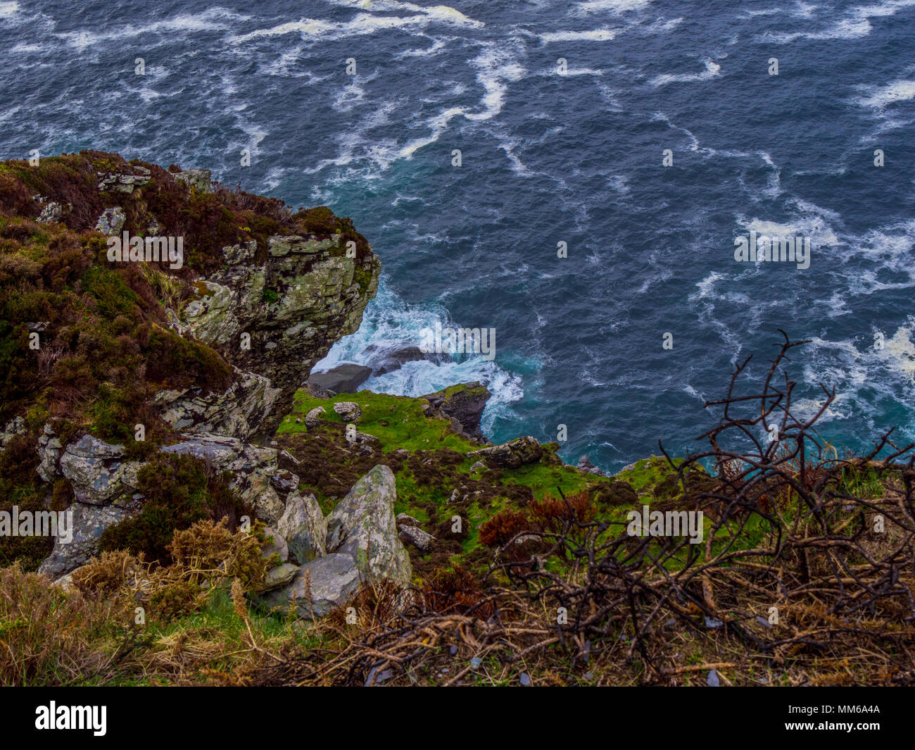 The amazing Fogher Cliffs at the Irish west coast Stock Photo - Alamy