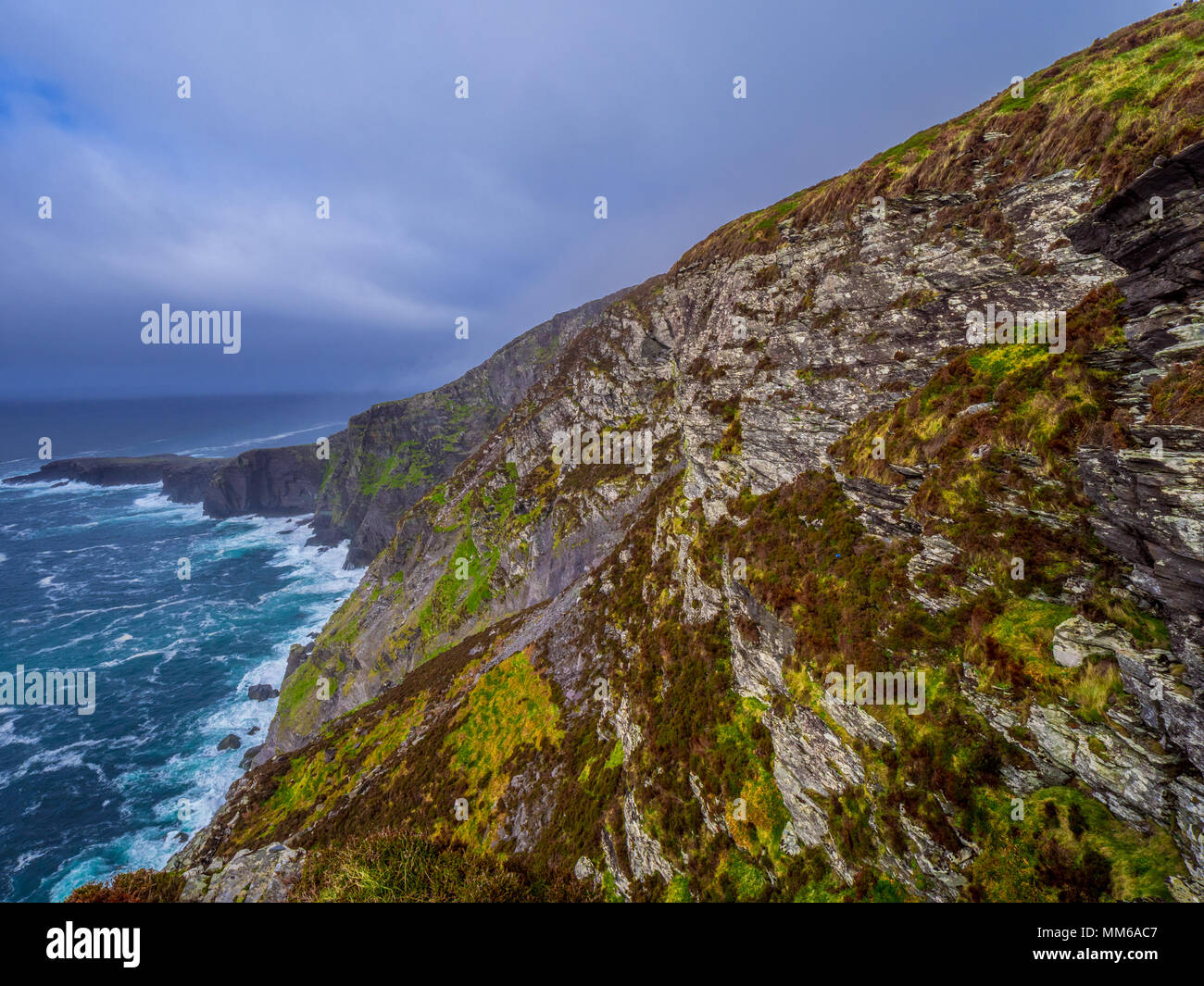 The amazing Fogher Cliffs at the Irish west coast Stock Photo - Alamy