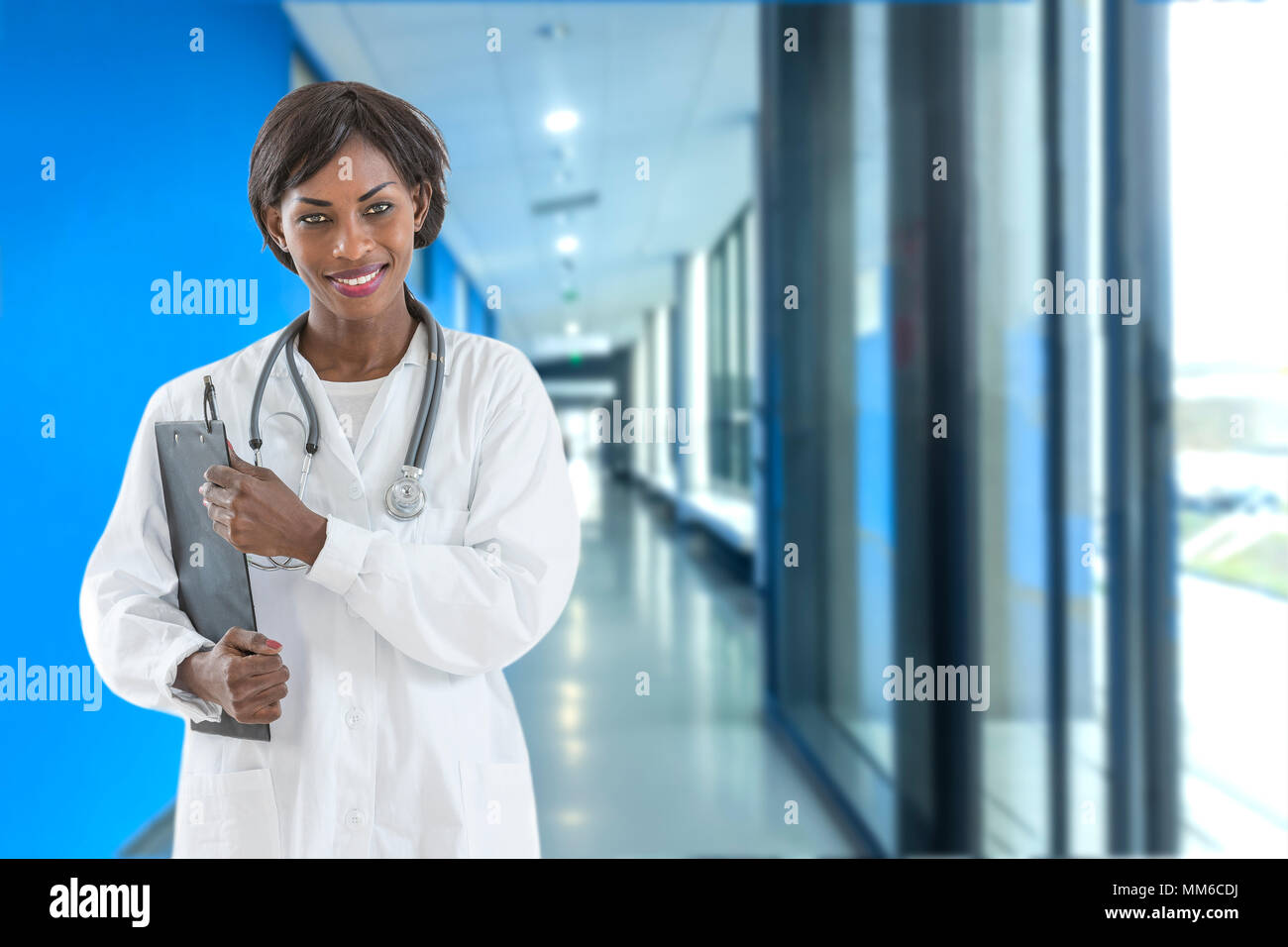 DOCTOR IN HOSPITAL Stock Photo - Alamy