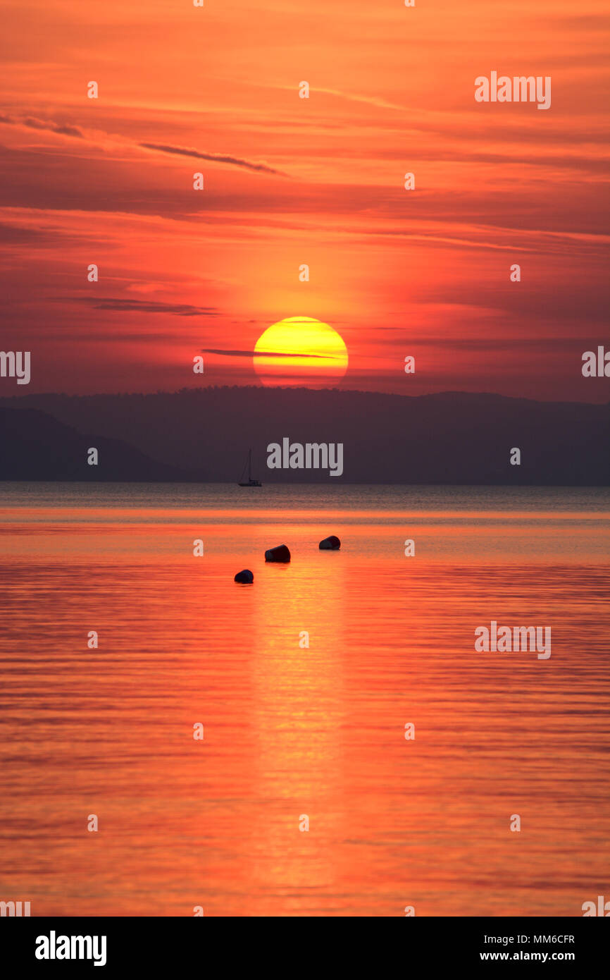 Sunrise lake balaton hi-res stock photography and images - Alamy