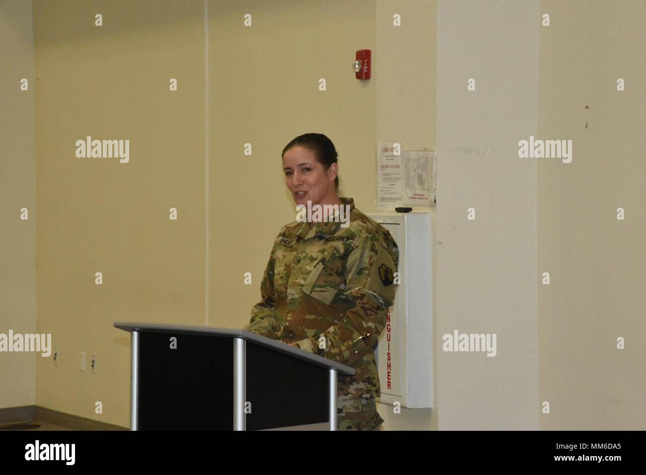 Brig. Gen. Dustin Shultz, commanding general for the 1st Mission ...