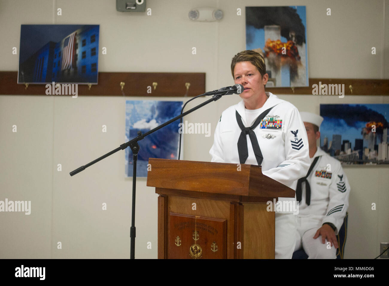 170911-N-RT036-025 NEWPORT NEWS (Sep. 11, 2017) Logistics Specialist ...