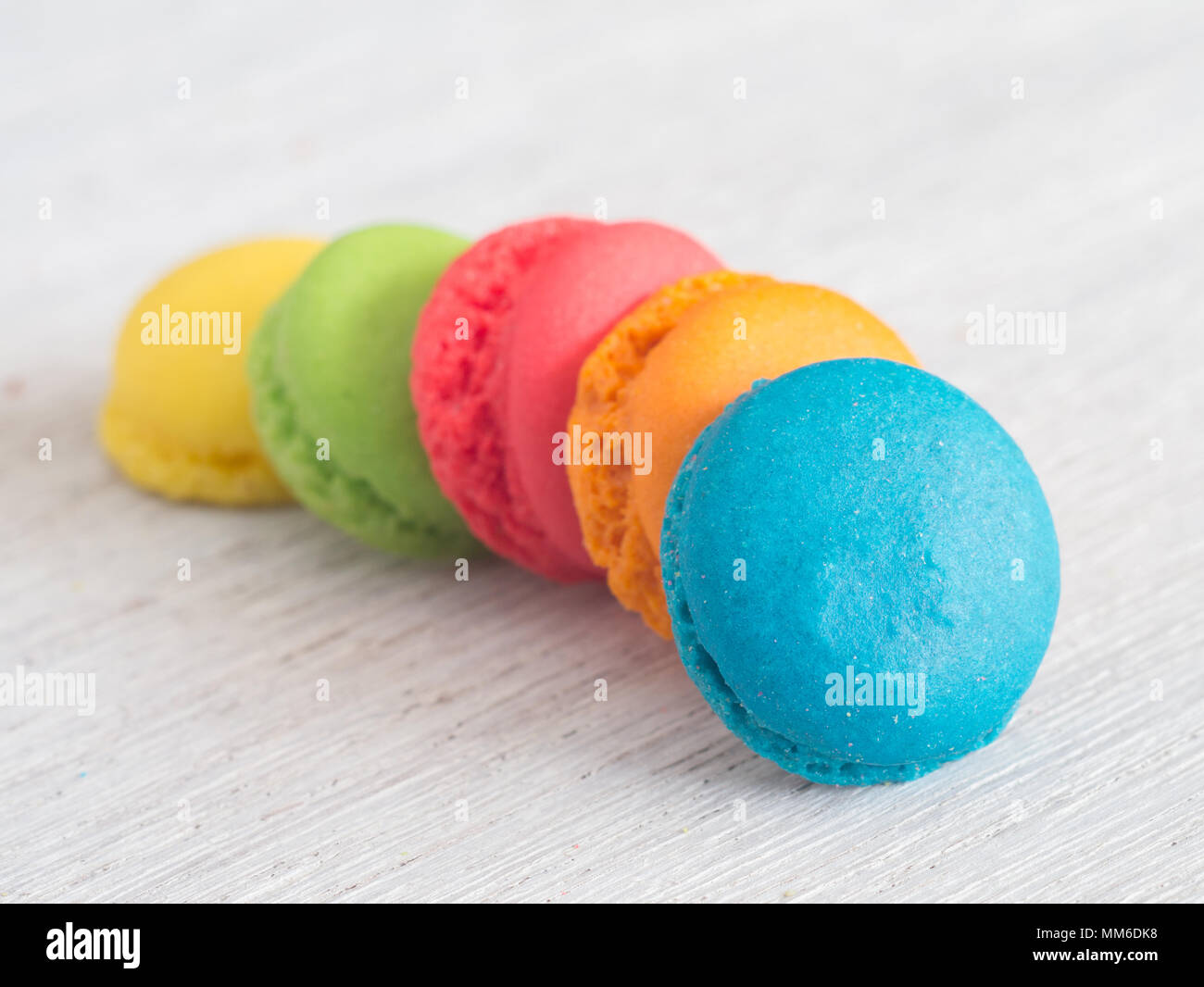 french colorful macarons Stock Photo - Alamy