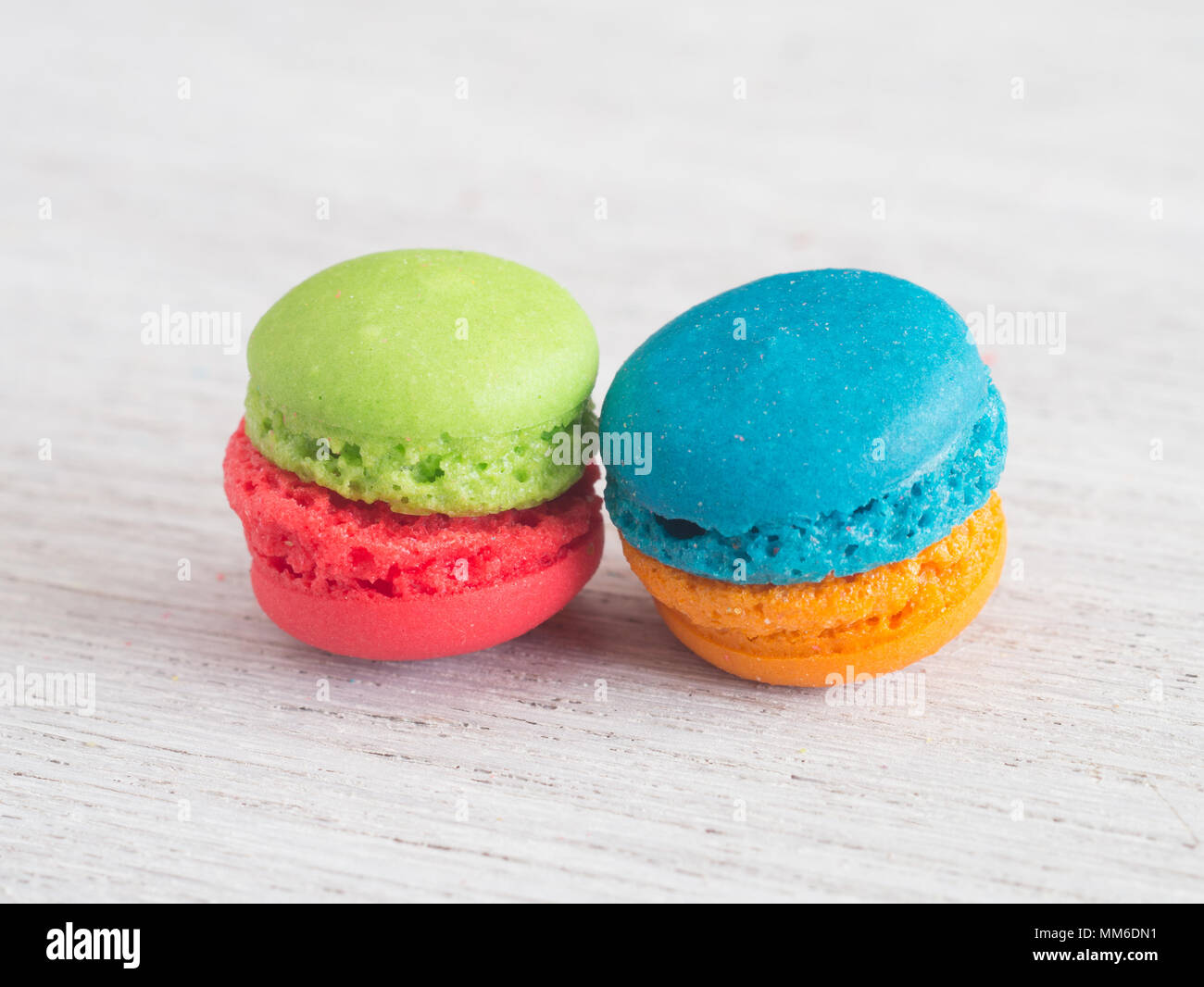 french colorful macarons Stock Photo - Alamy