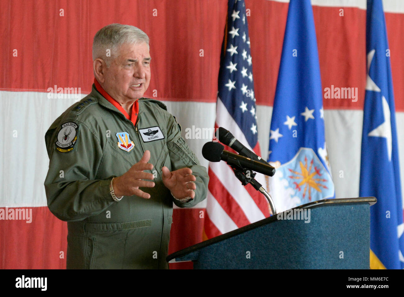Retired Air Force Chief of Staff Gen. Ronald R. Fogleman addresses ...