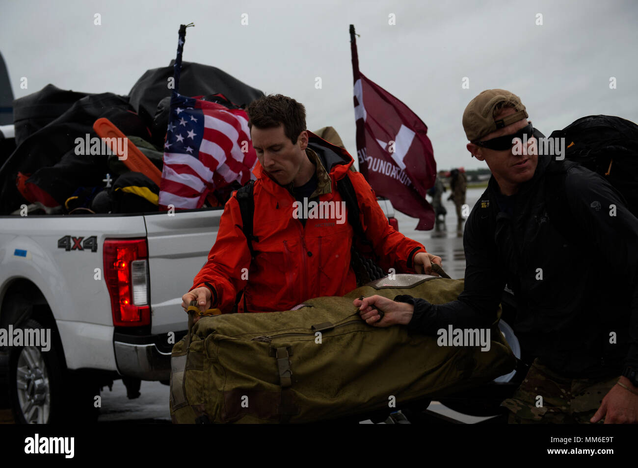 California Air National Guard members with the 129th Rescue Wing ...