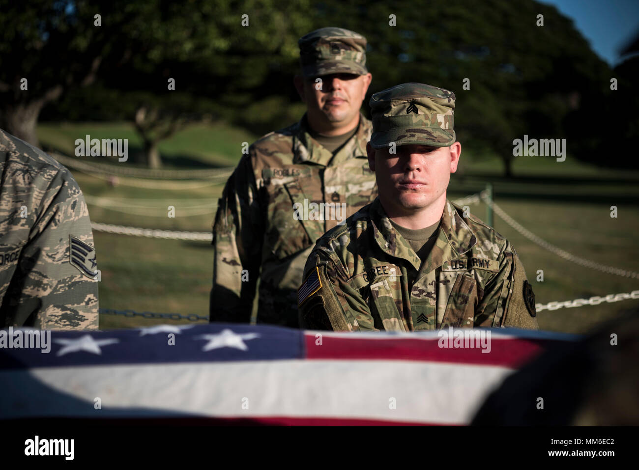 U.S. Army Sgt. Kyle Goree, a field communications noncommissioned ...