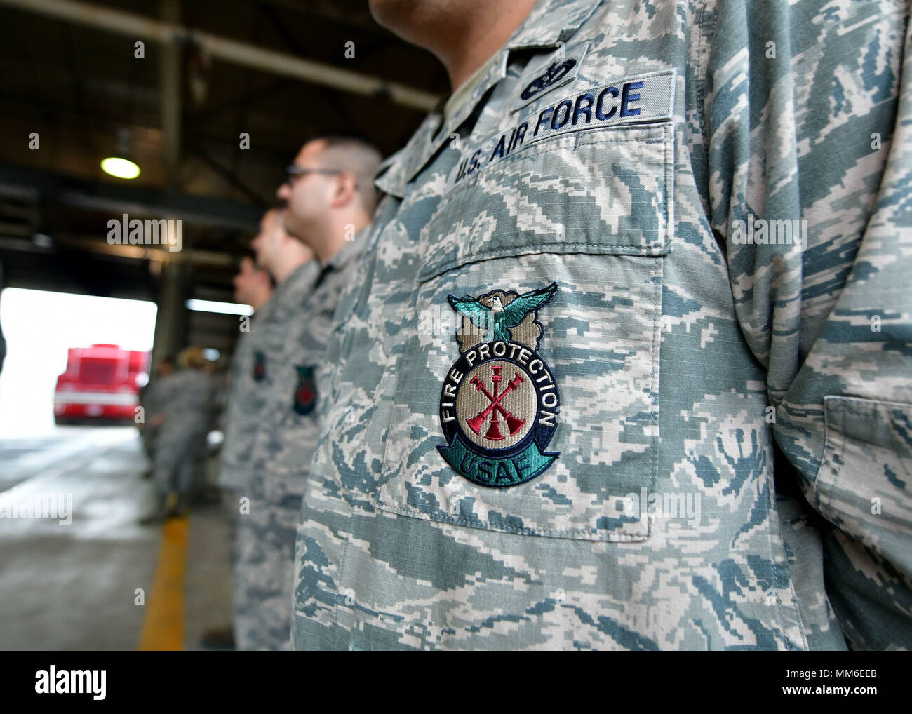 Firefighters from the 51st Civil Engineer Squadron Fire Department ...