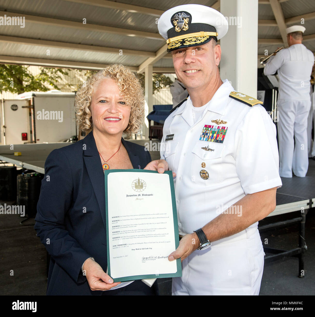 170911-N-FT178-053 SALT LAKE CITY (Sept. 11, 2017) Rear Adm. Moises ...