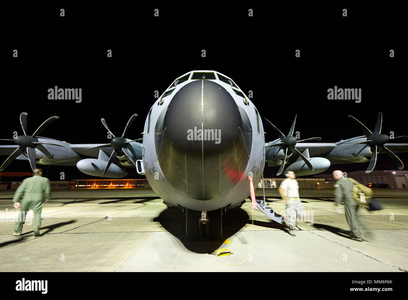 Air Force Reserve aircrew of the 53rd Weather Reconnaissance Squadron ...