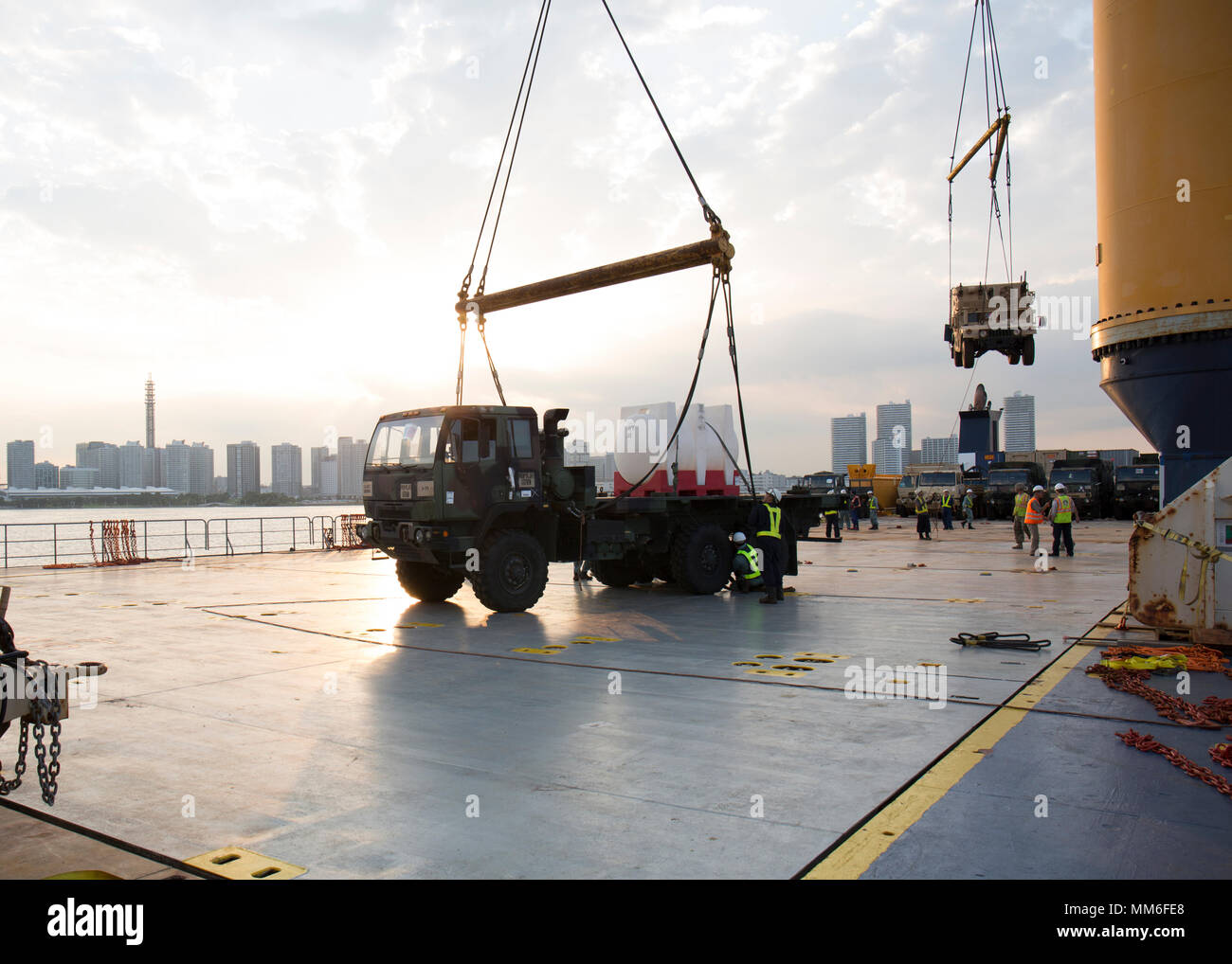 836th Transportation Battalion work alongside the 1st and 2nd Brigades ...