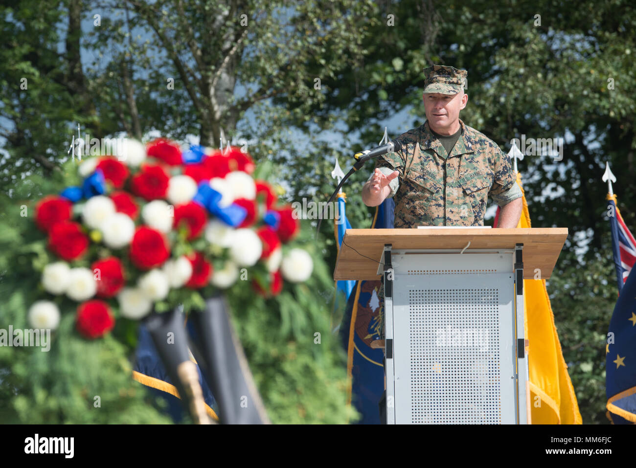 The Stuttgart military community observes the 16th anniversary of the ...
