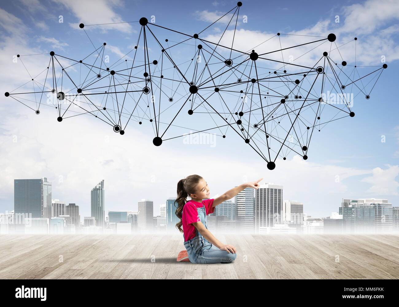 Concept of social wireless connection and internet use for ...