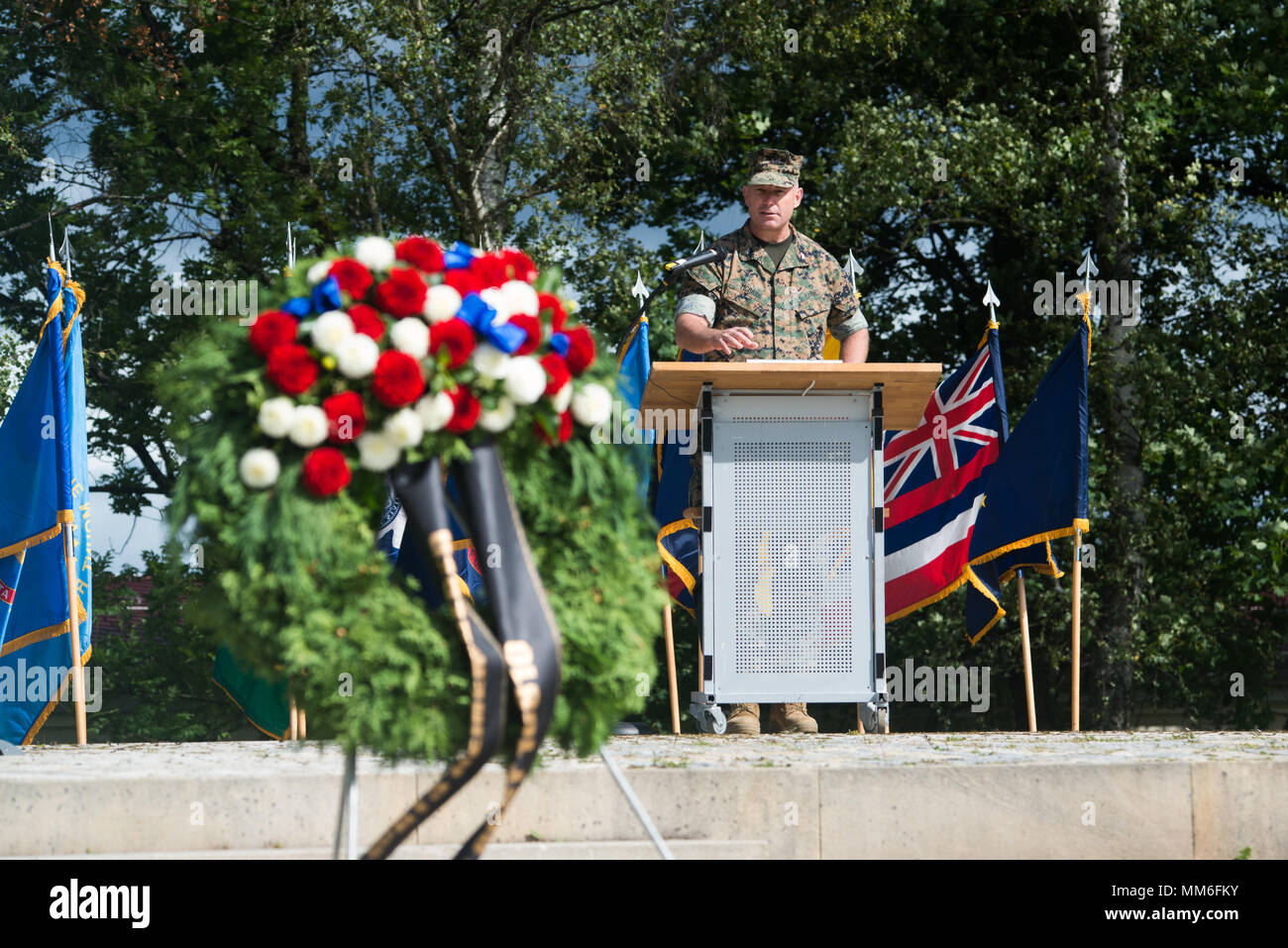 The Stuttgart military community observes the 16th anniversary of the ...