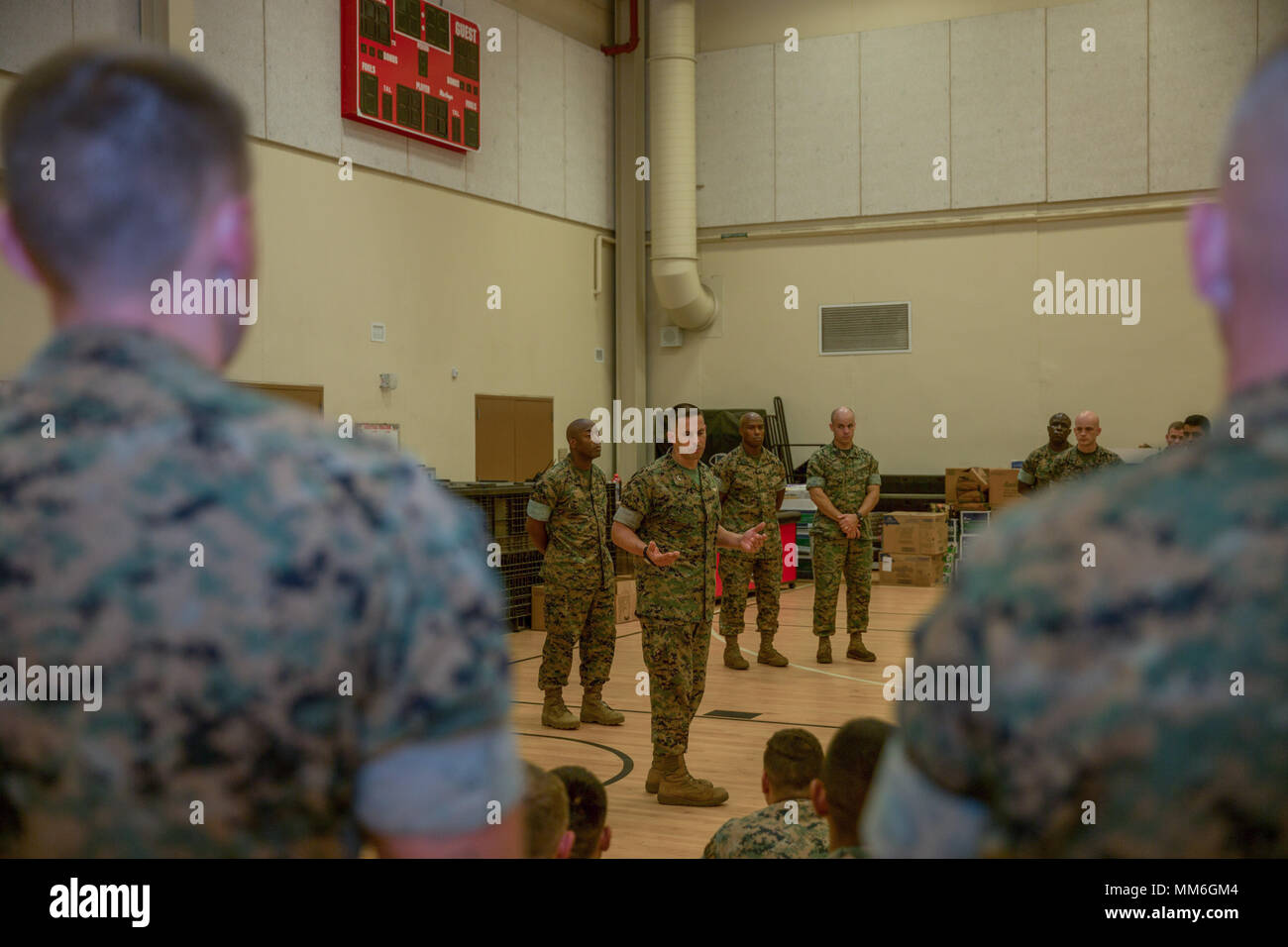 Col. Timothy P. Miller, commanding officer of Marine Corps Air Station ...