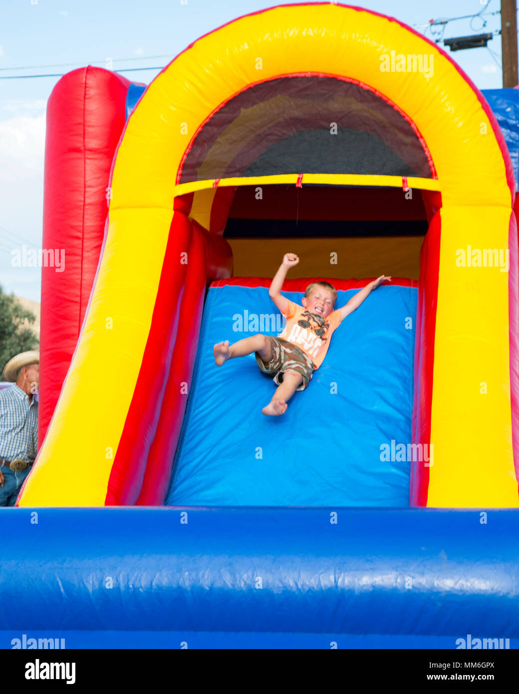 Tumbles down slide hi-res stock photography and images - Alamy
