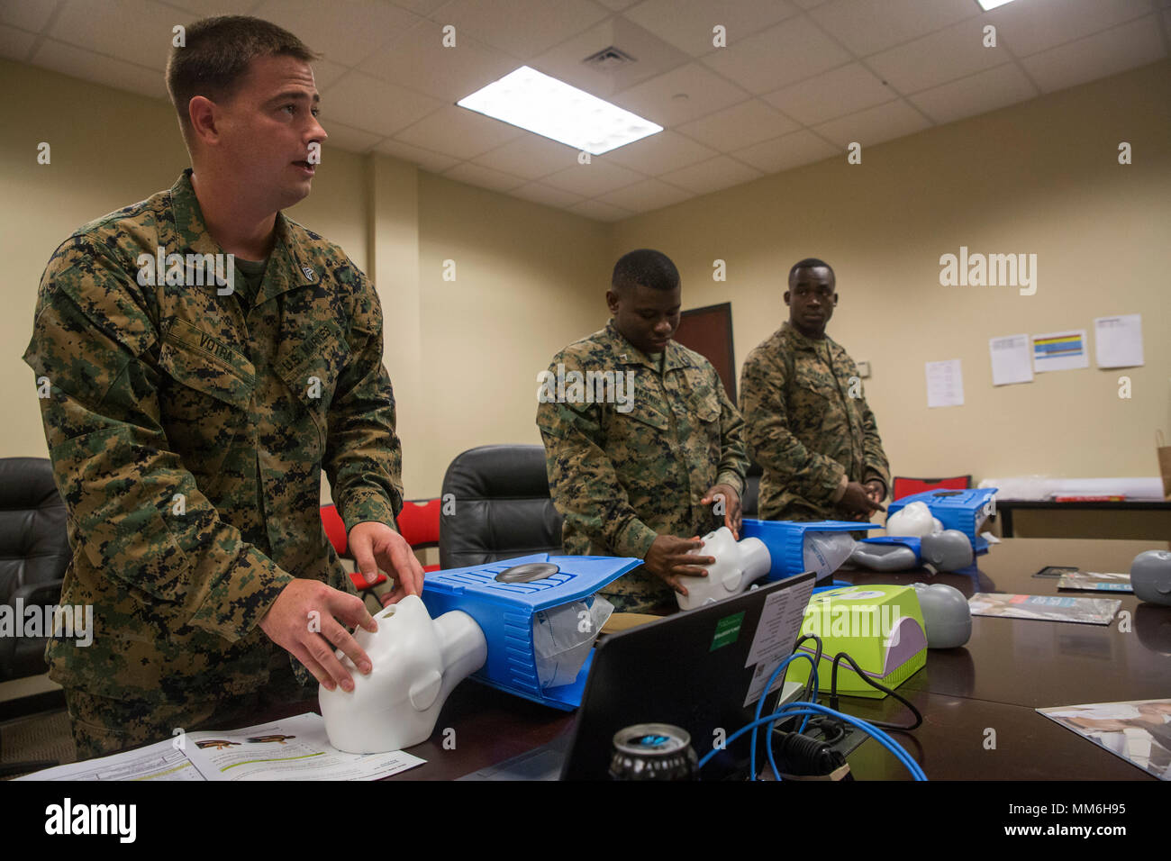 Marine Corps Sgt. Daniel Votra, a ground safety manager with 3rd Force ...