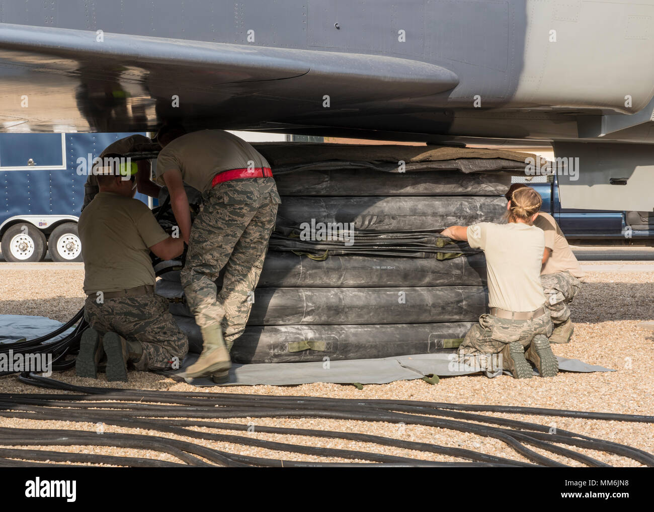 Airmen with the 124th Maintenance Squadron repair and reclamation shop ...