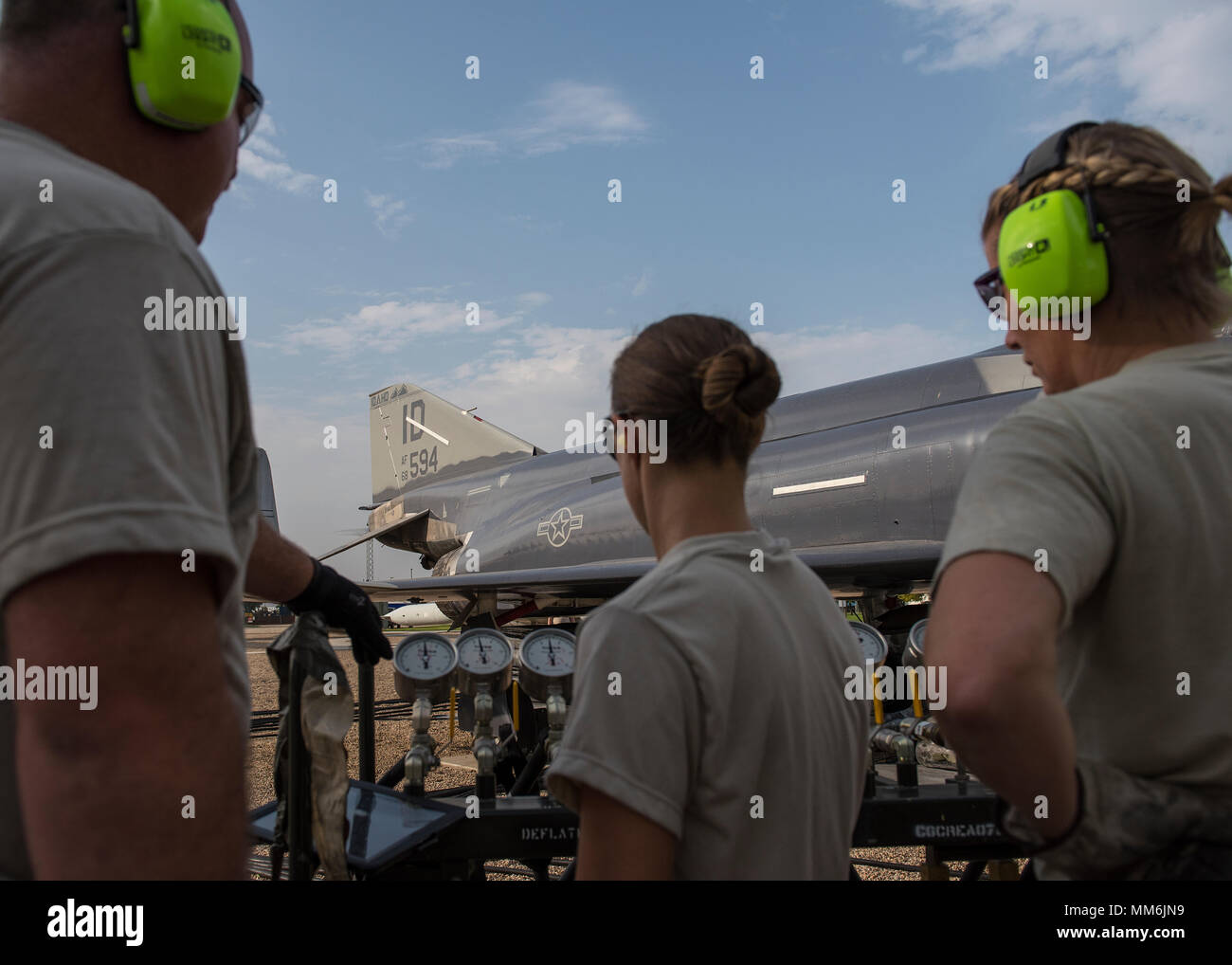 Airmen with the 124th Maintenance Squadron repair and reclamation shop ...
