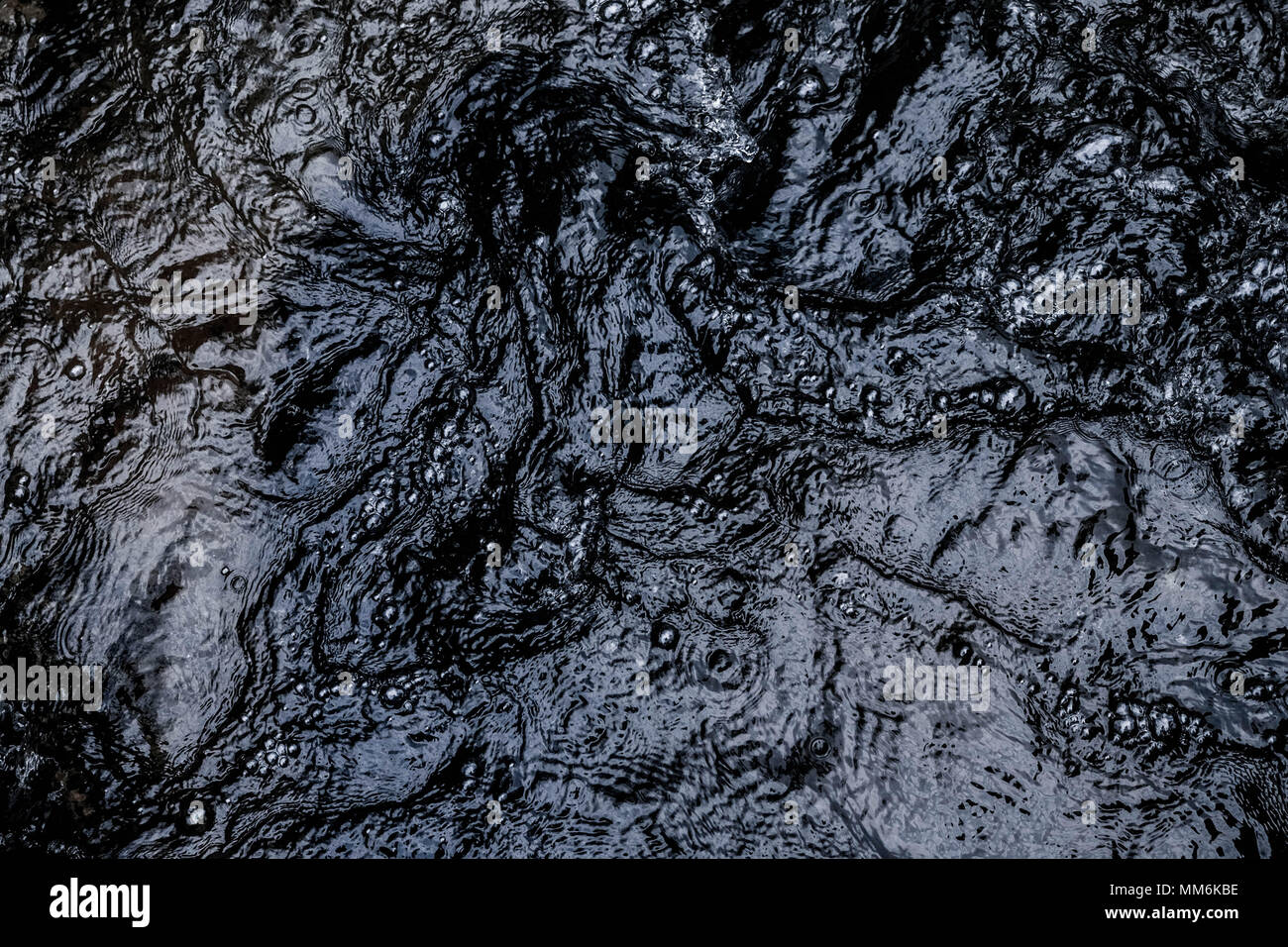 Abstract dark blue Waterfall wave water background texture Stock Photo ...