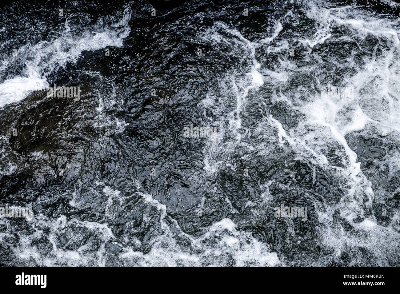 Abstract dark blue Waterfall wave water background texture Stock Photo ...