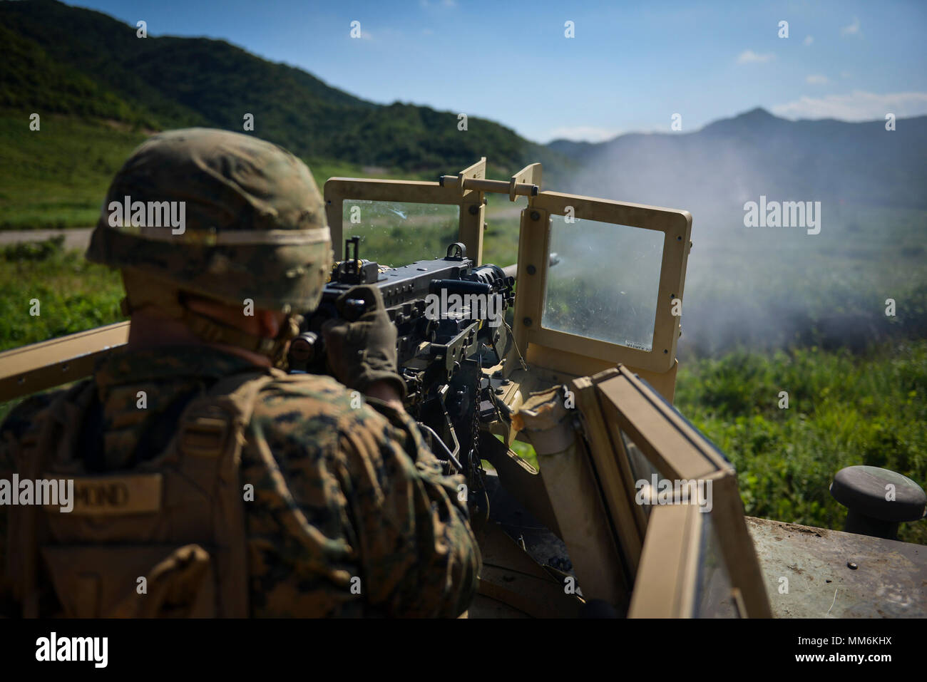 Lance Cpl. Alexander Dymond, a Lancing, Michigan native and machine ...