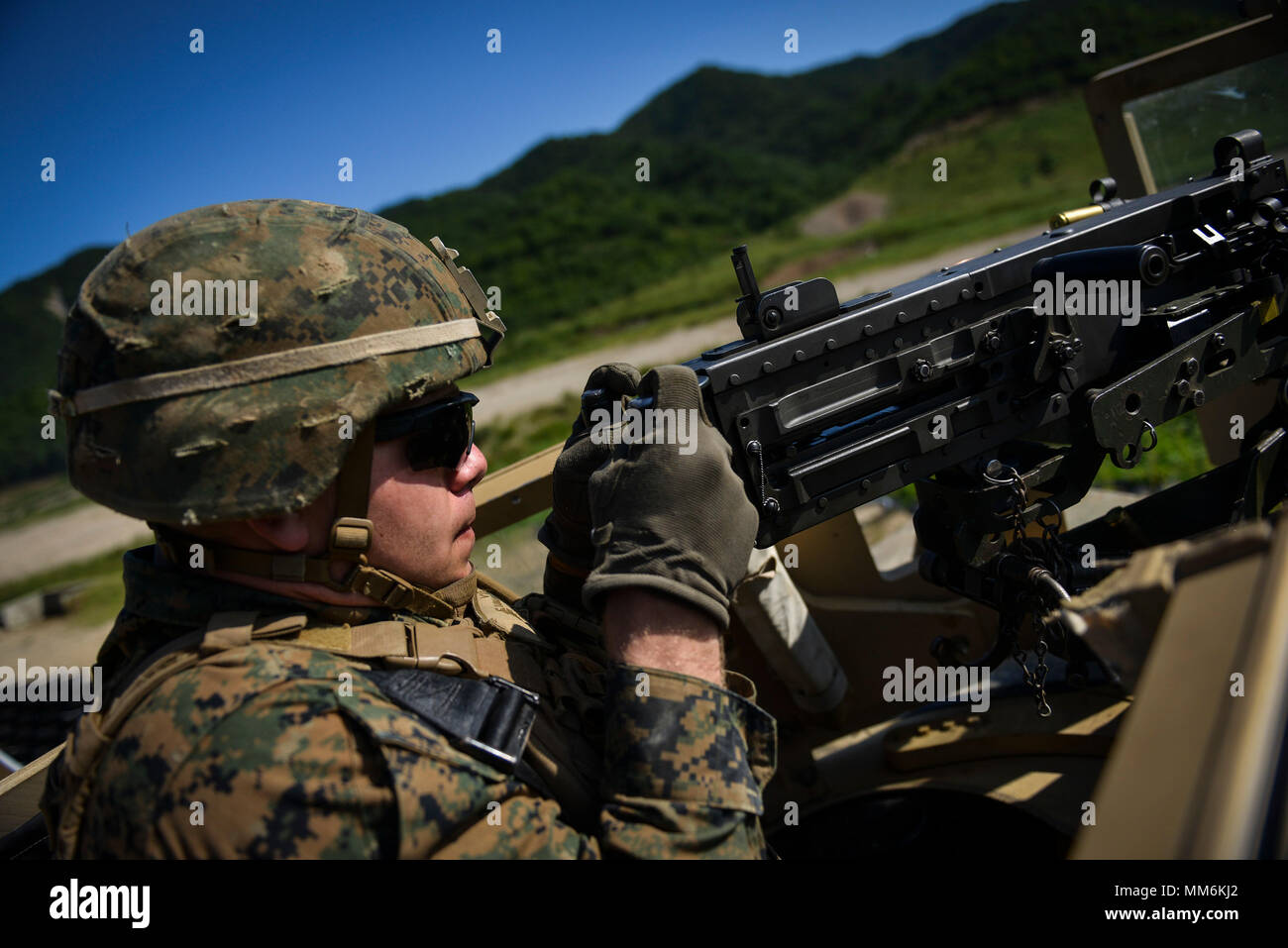 Lance Cpl. Alexander Dymond, a Lancing, Michigan native and machine ...