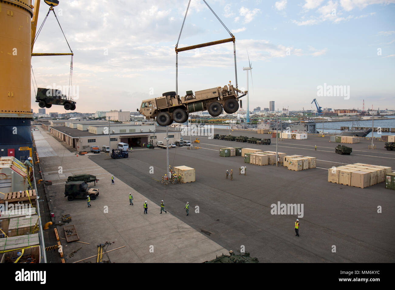 836th Transportation Battalion work alongside the 1st and 2nd Brigades ...