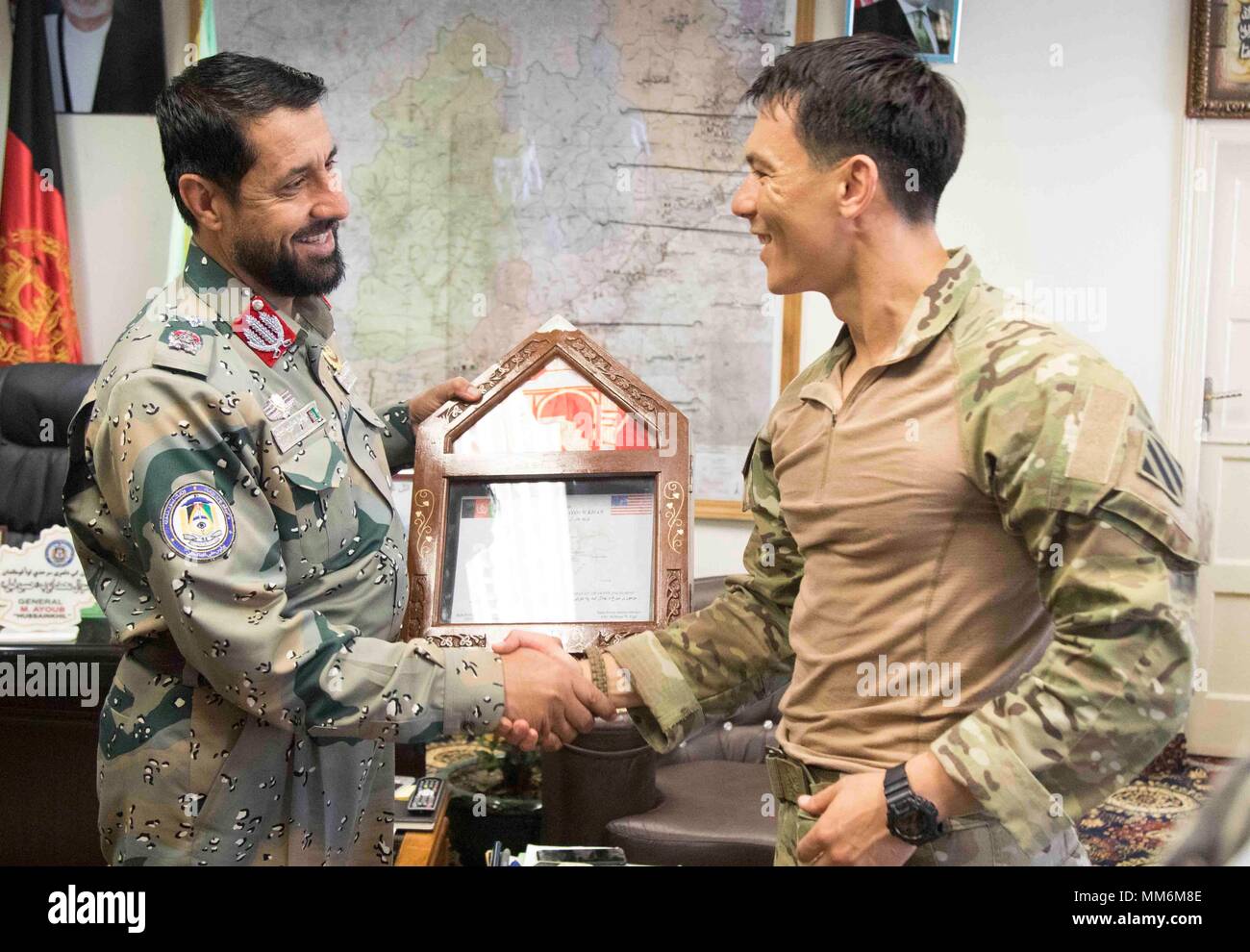 3rd Infantry Division Soldier and Task Force Leopard Senior Advisor, Lt ...